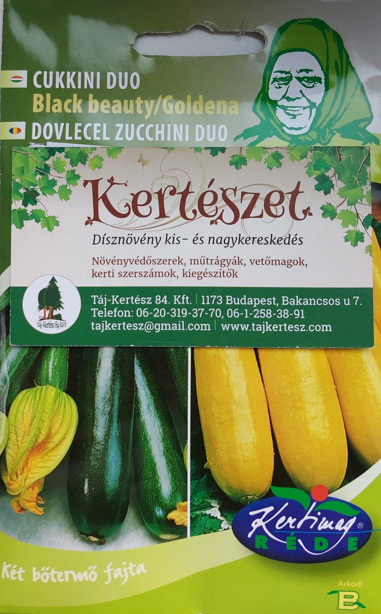 Cukkini vetőmag duo 2*3g. - Tájkertész