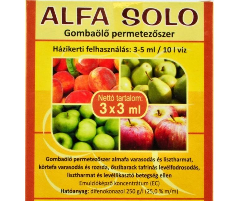 Alfa Solo gombaölő szer 3×3 ml - Tájkertész